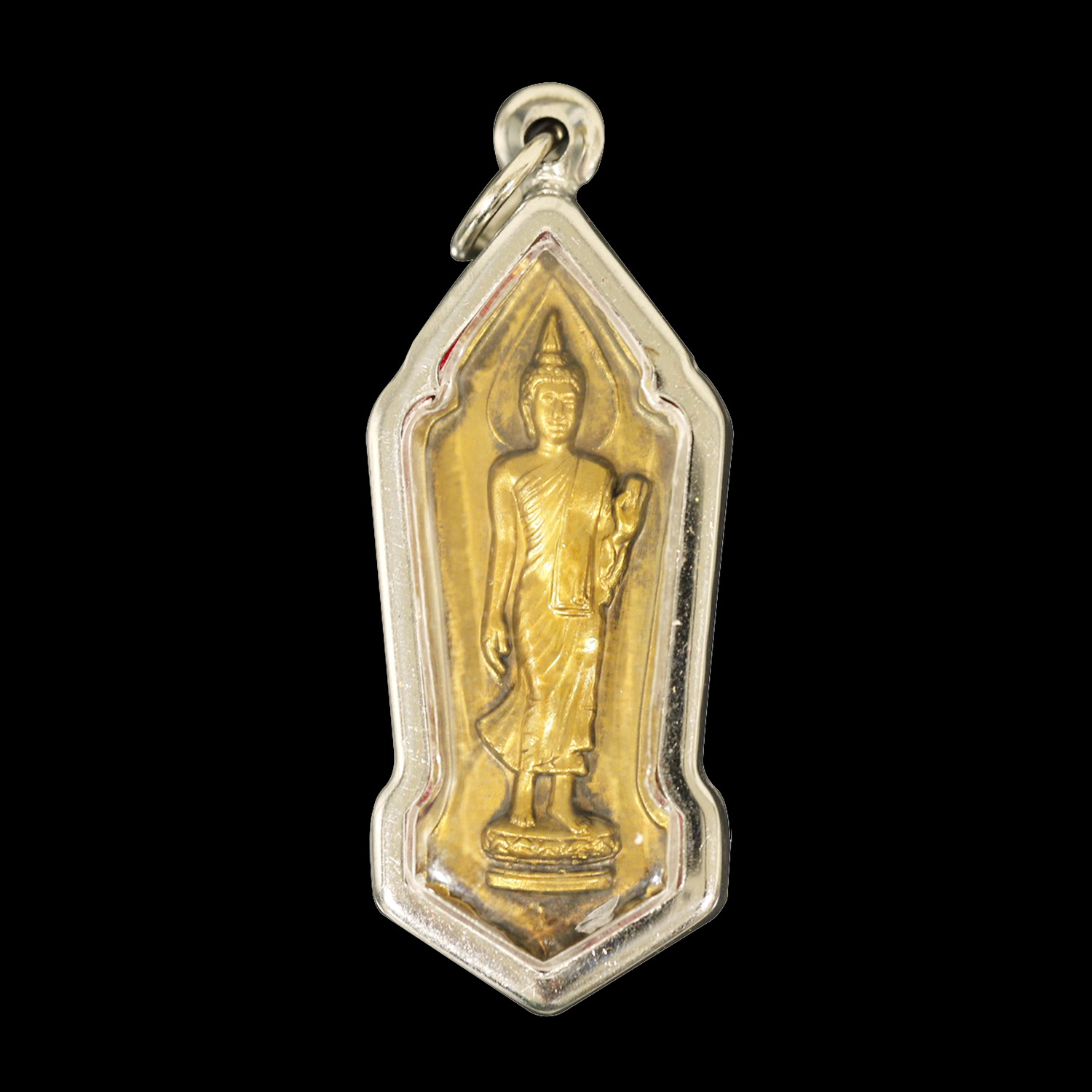 buddha amulet pendant 25-century buddha amulet, 2500 golden stainless ...