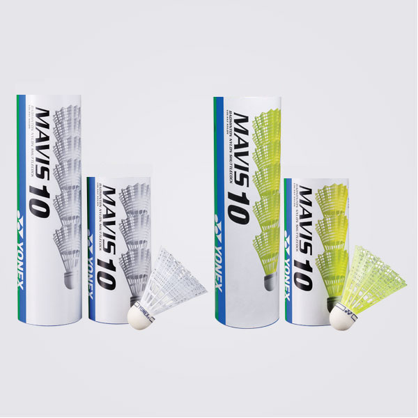 ลูกแบตมินตัน yonex รุ่น พลาสติก mavis 10 (สีขาว w/b, w/g, เหลือง y/b, y ...