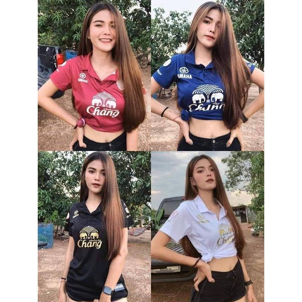 เสื้อบอล ผู้หญิง เข้ารูป เสื้อบอลเลดี้ บุรีรัมย์ สีขายดี ️อกก่อนยืด 32 ถึง 38 - VSP Sport168 ...