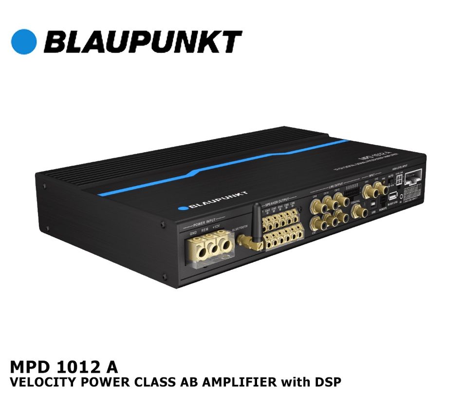 BLAUPUNKT MPD 1012 A 10-CH High2-CH Low Level Input 12-CH Low Level RCA ...