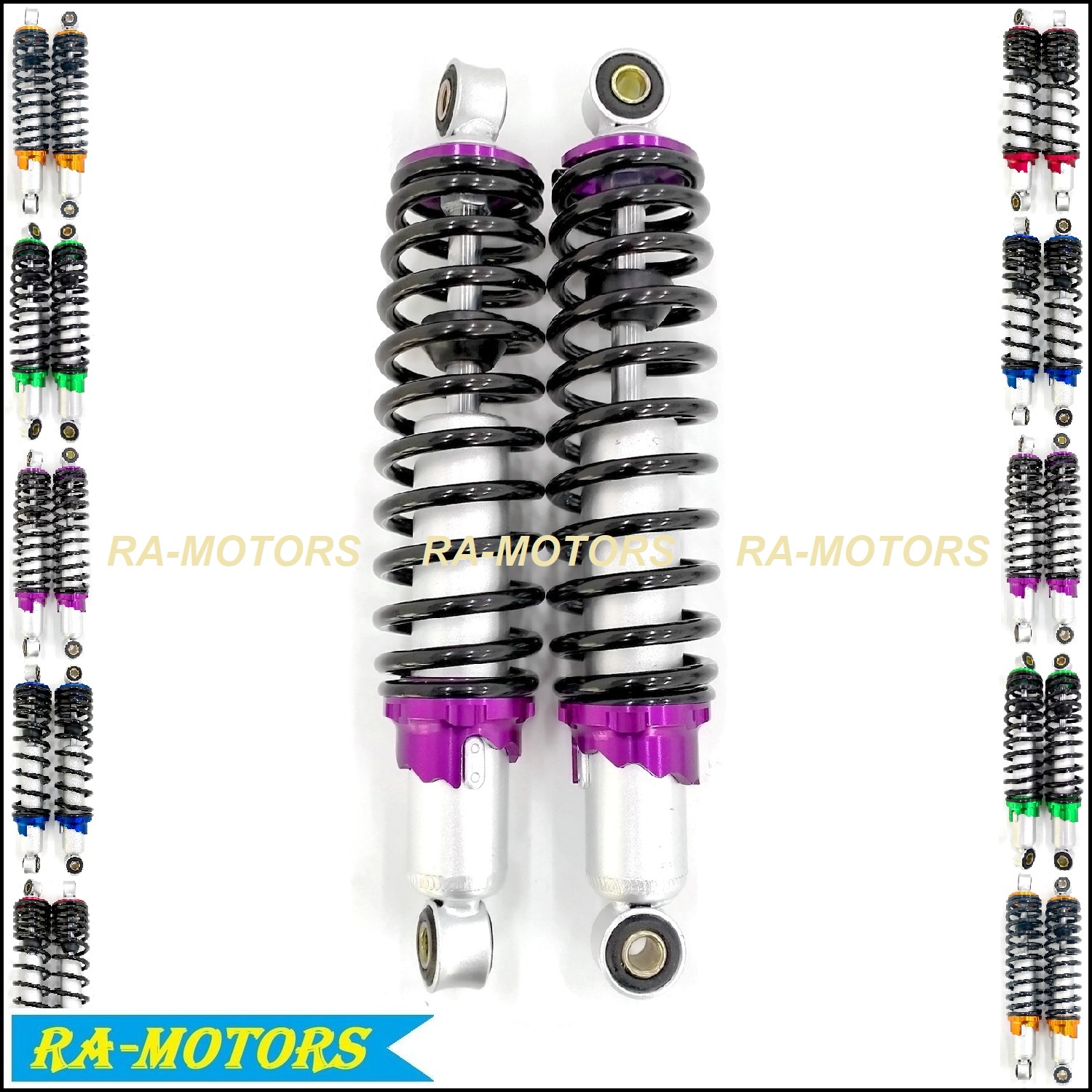 OKD WAVE THOY Customize Rear Twin shock absorbers (red/black) For Honda ...