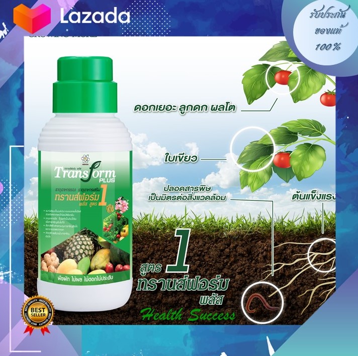 TRANSFORM PLUS 1 ธาตุอาหารรองและธาตุอาหารเสริมพืช ประกอบด้วยธาตุอาหารหลายชนิดที่มีประโยชน์ต่อพืช ...