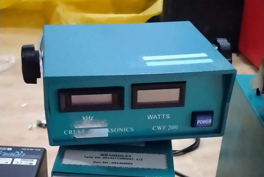 Crest Ultrasonics Wattmeter Cwf-200 Energy Frequency Meter Watt CWF200 ...