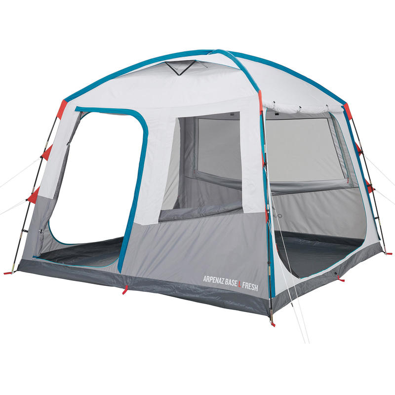 QUECHUA เต็นท์นั่งเล่น ขณะตั้งแคมป์แบบมีห่วงยึดรุ่น Arpenaz Base Fresh ...