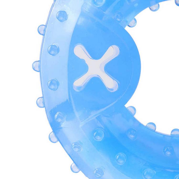 Puppy Teething Ring TPR Dog Pet Teether Cooling Chew Toy TPR Summer ...