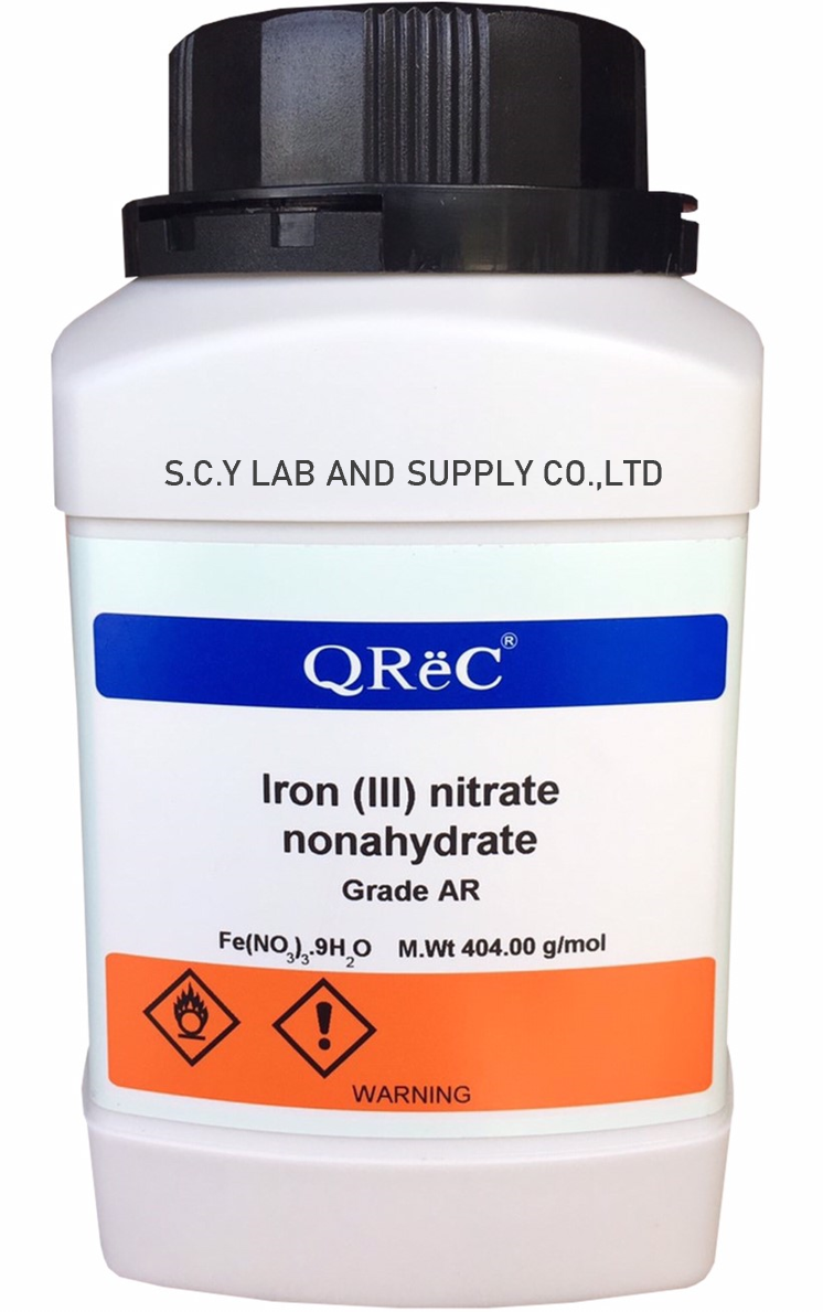 สารเคมี Iron (III) Nitrate Nonahydrate, AR grade (500g) ยี่ห้อ QReC ...