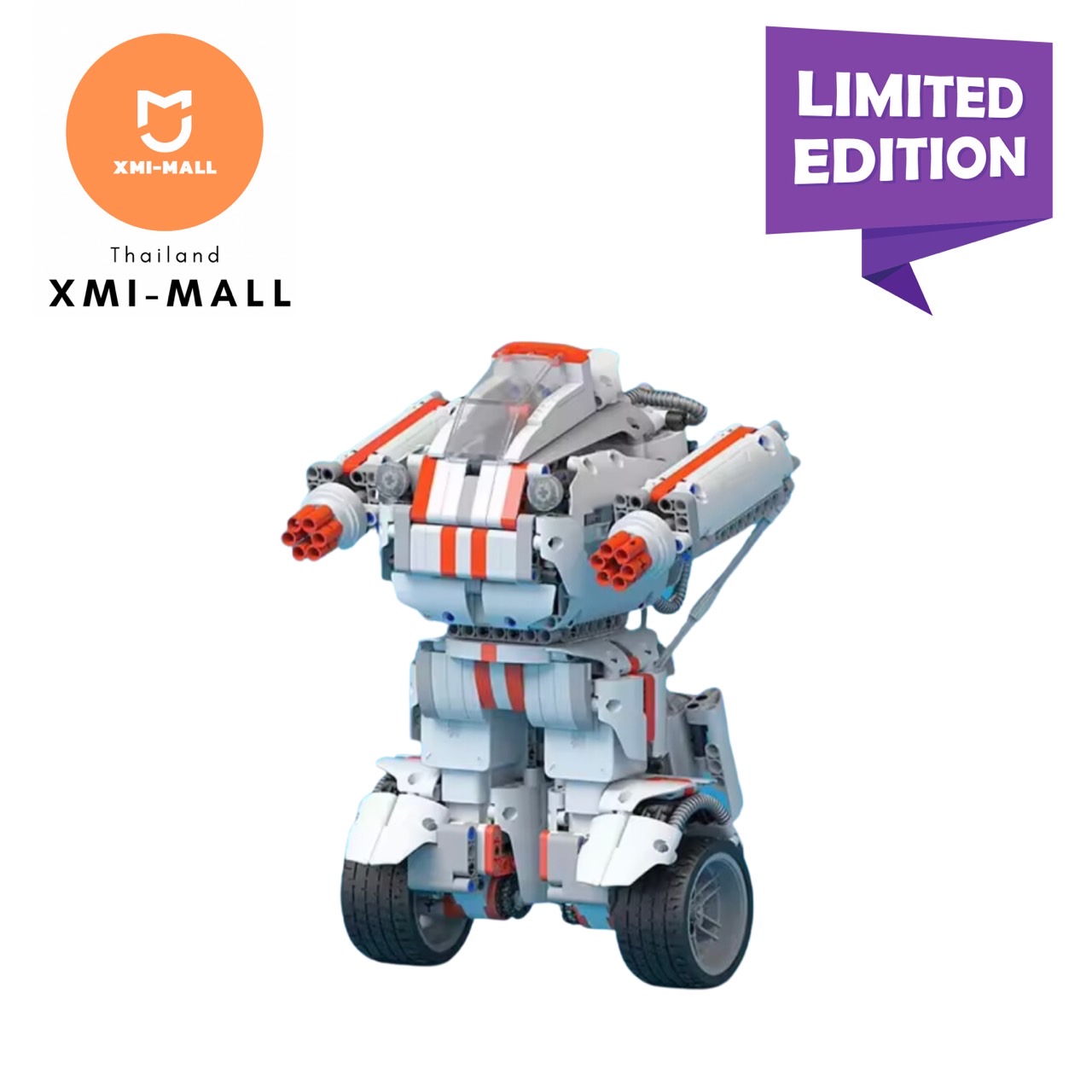 แพ็คส่ง 1 วัน MI Mitu Robot Builder Rover หุ่นยนต์ตัวต่ออัจฉริยะ (สีขาว ...