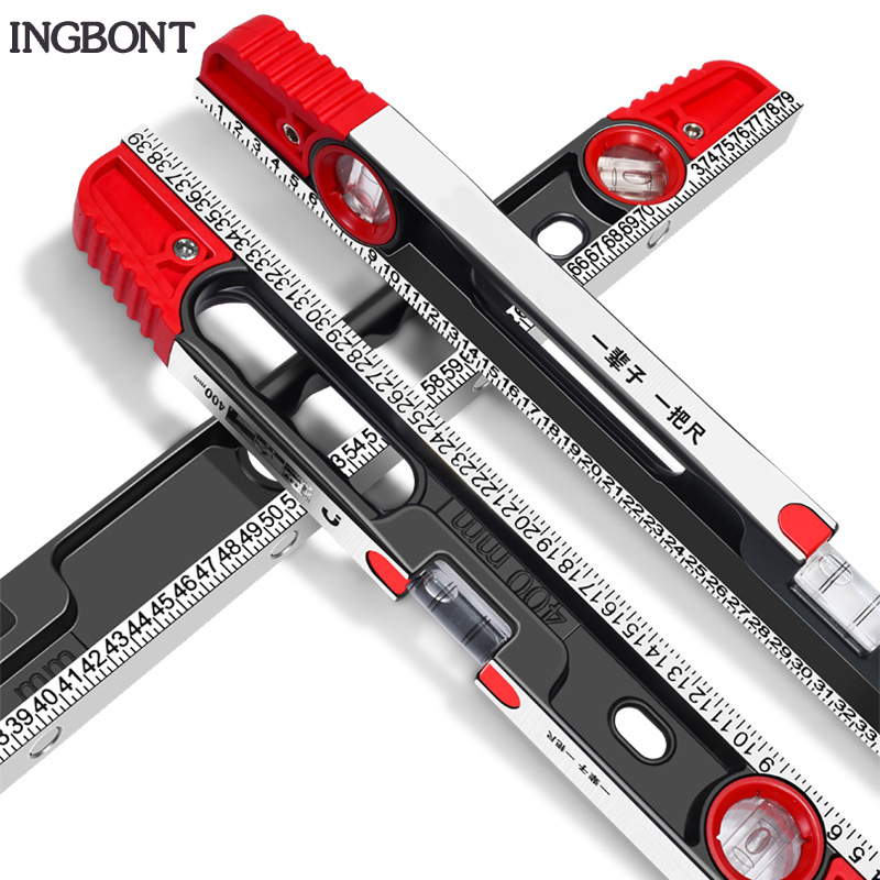 High Precision Spirit Level Magnetic High Bearing Ruler Lever Bubbles ...