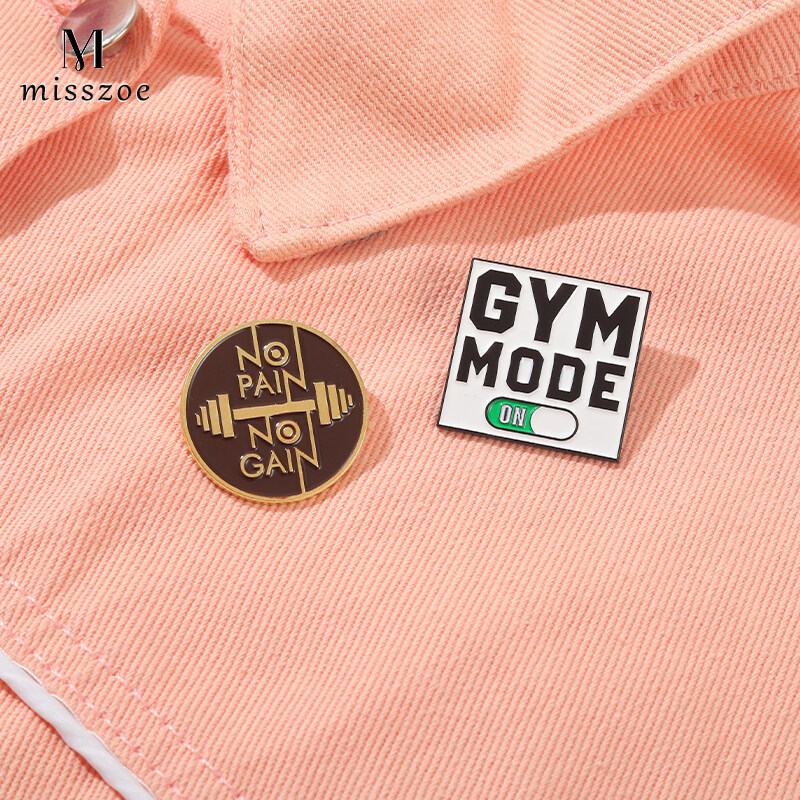 Creative Text Lapel Pin Design แรงบันดาลใจ Enamel Pin กระเป๋าเป้สะพาย ...