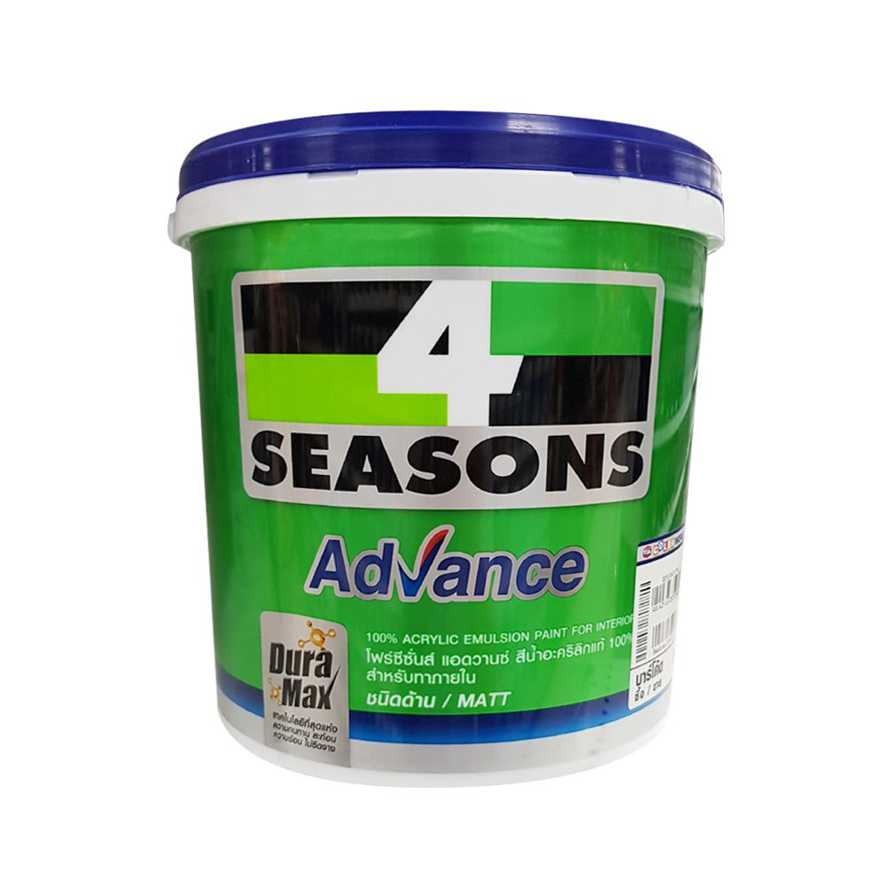 TOA 4 Seasons สีทาบ้าน สีอะคริลิค สีน้ำ สำหรับทาภายในและภายนอก ชนิดด้าน ...