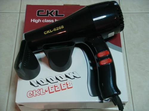 CKL ไดร์จัดแต่งทรงผม รุ่น 6268 - black แท้ 100%(1200W) - nongnashop - ThaiPick