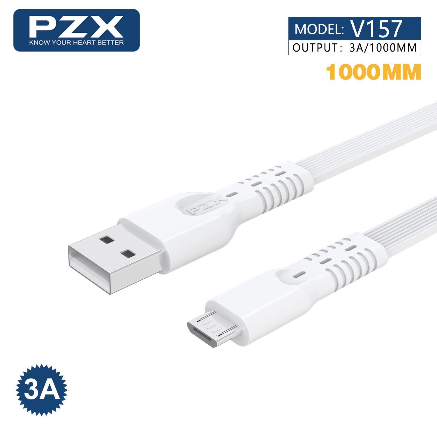 สายชาร์จ 3A สาย USB PZX V157 V158 V159S Quick charge Data Cable ชาร์จ ...