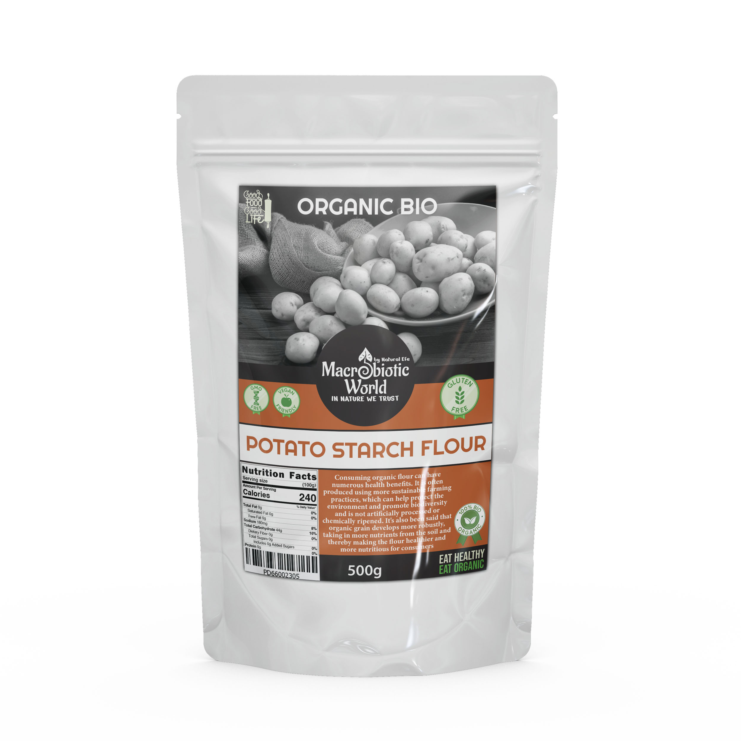 Organic/Bio Potato Starch Flour | แป้งโปเตโต้ สตาร์ช (แป้งมันฝรั่ง ...