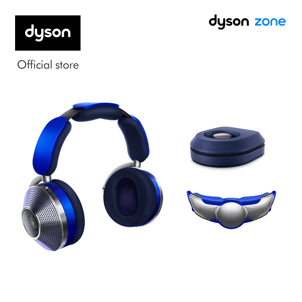 Dyson Zone™ Absolute noise-cancelling headphones (Ultra Blue/Prussian ...
