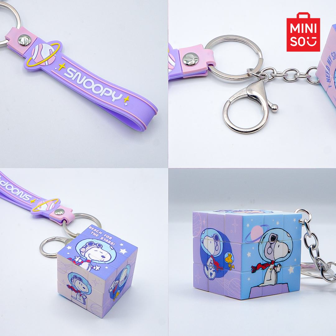 MINISO พวงกุญแจ รูบิคส์ Snoopy the Little Space Explorer Collection ...