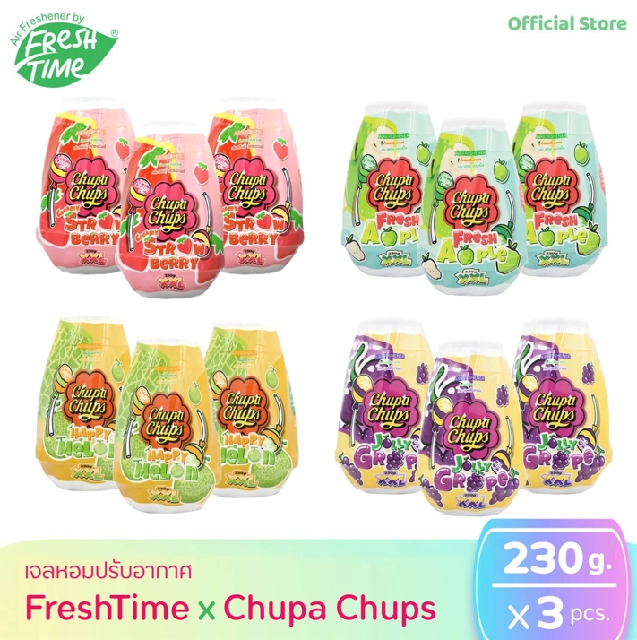 [ขายดีมาก] Chupa Chups จูปาจุ๊ปส์น้ำหอมปรับอากาศเฟรชไทม์ 155 g มีให้เลือก 3 กลิ่น หอมมาก สินค้า ...