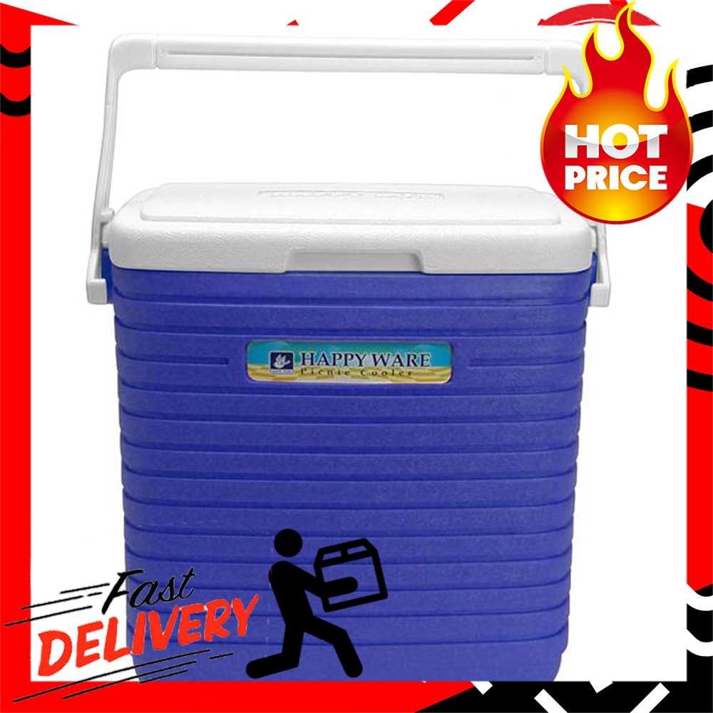 ((โปรโมชั่น)) กระติกน้ำแข็ง HAPPY WARE PB-275 16 ลิตร สีน้ำเงิน ภาชนะ ...