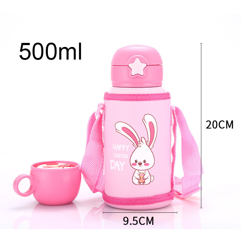 กระติกน้ำสแตนเลสเก็บความร้อน-เย็นแบบยกดื่ม ขวดสุญญากาศ ขนาด 400 ml - SunnyLife - ThaiPick