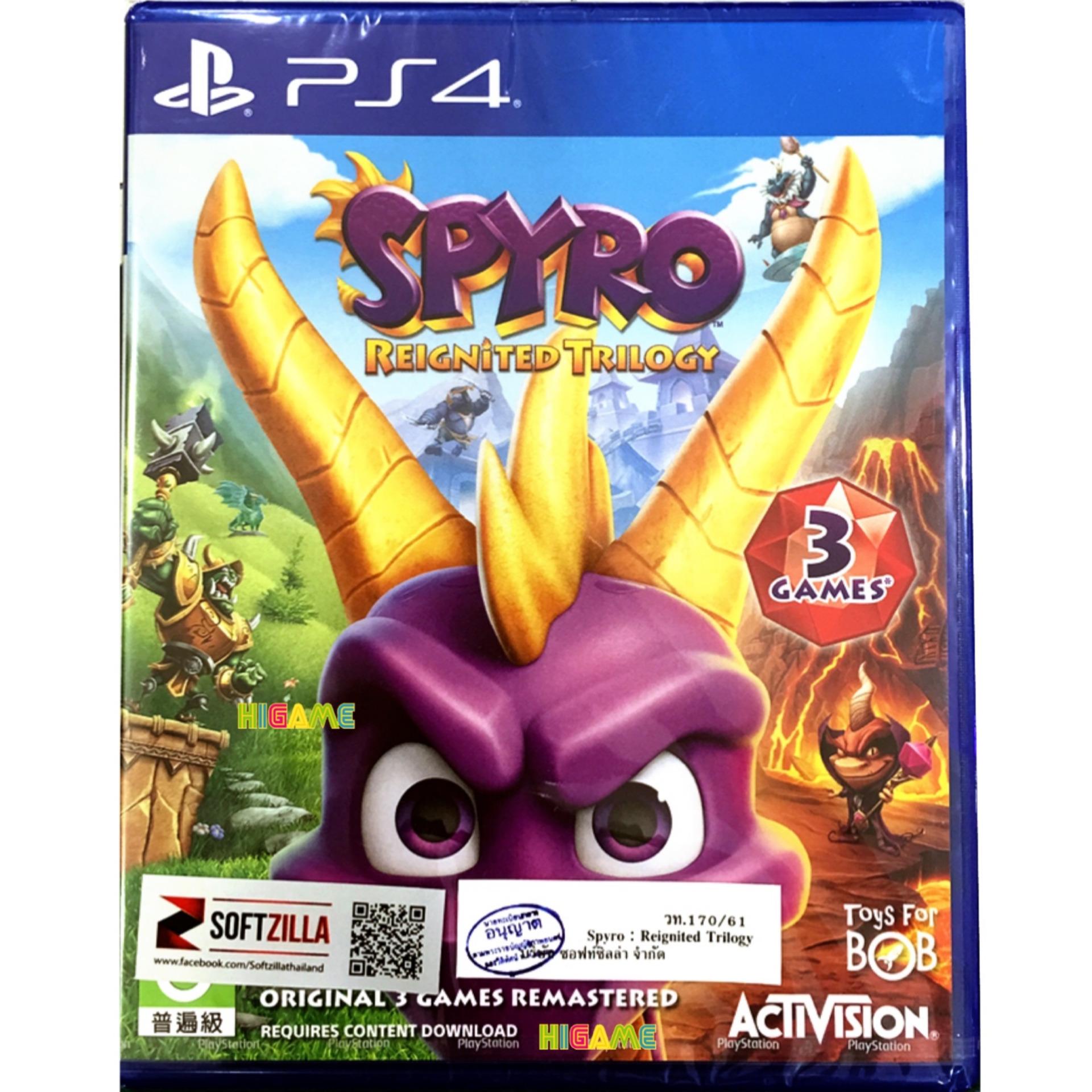 PS4 Spyro Reignited Trilogy {Zone 3 / Asia / English} - HiGame - ThaiPick