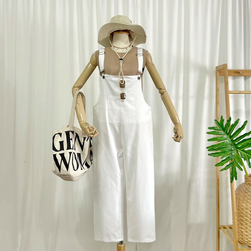 ⚡️ เอี้ยมขายาว ผ้าคัตตอนแท้ ผ้าหนา มี 6 สี #JJ27 - ละลานตา เสื้อผ้าแฟชั่น - ThaiPick