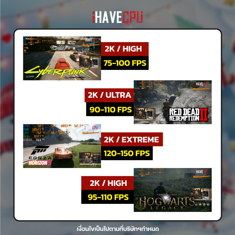 คอมประกอบ iHAVECPU OCTD5-045 INTEL I5-13400F RTX 4060 TI 8GB B760M 32GB DDR5 5200MHz (SKU ...