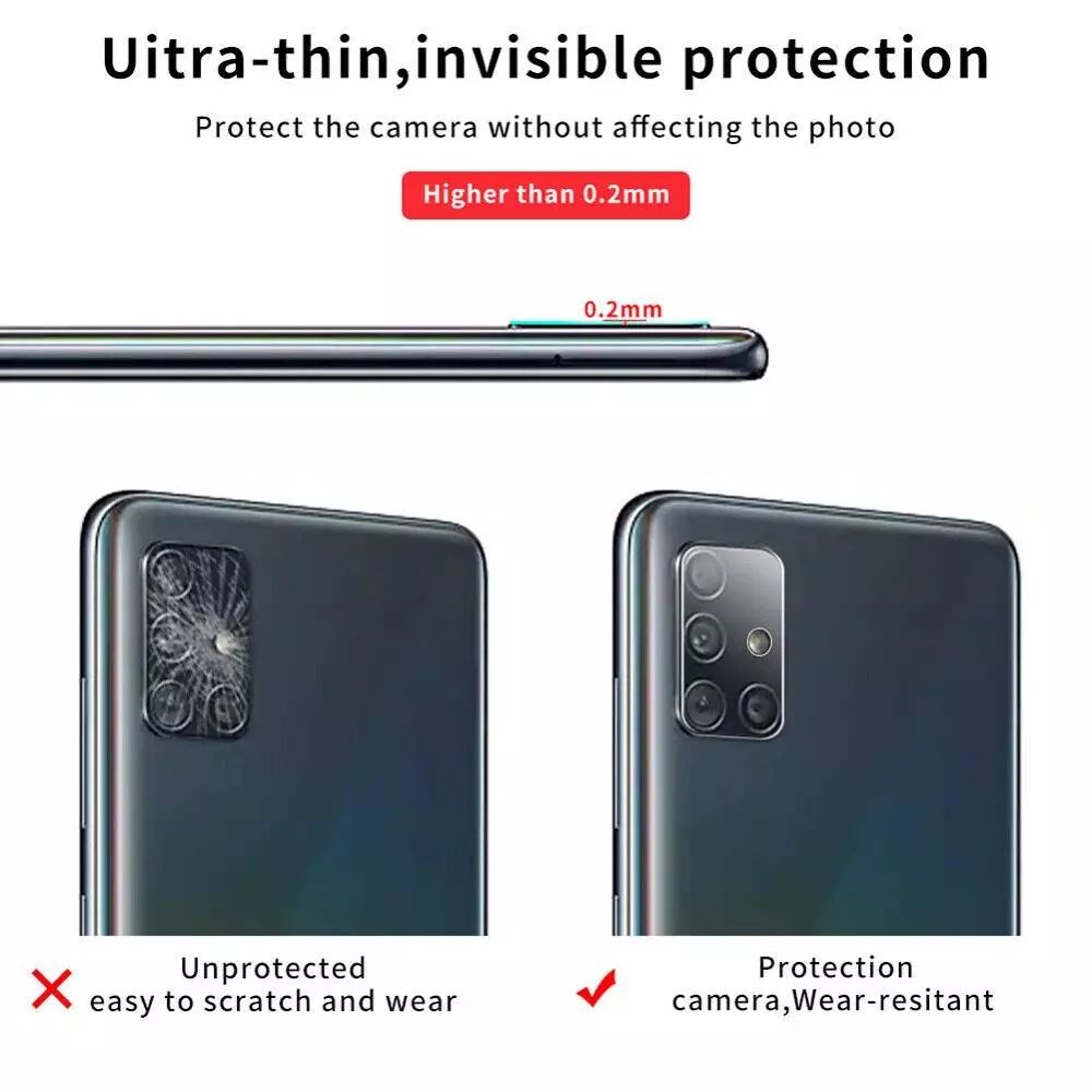ส่งจากไทย ฟิล์มกระจกกล้อง Samsung Galaxy A03s A53 A73 A23 A13 A52s A32 A22 A12 A52 A03 A33 A50 ...