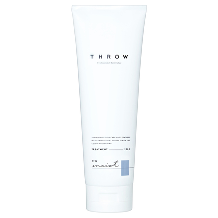 Throw hair color care Treatment - Moist 220ml ทรีตเม้นท์สำหรับผมเส้น ...