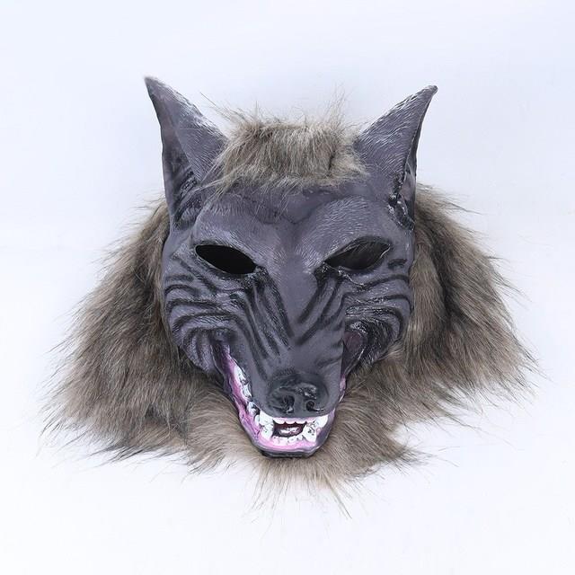 【CW】 Horror Werewolf Masks Wolf Face Helmet Costume Haunted Headgear ...