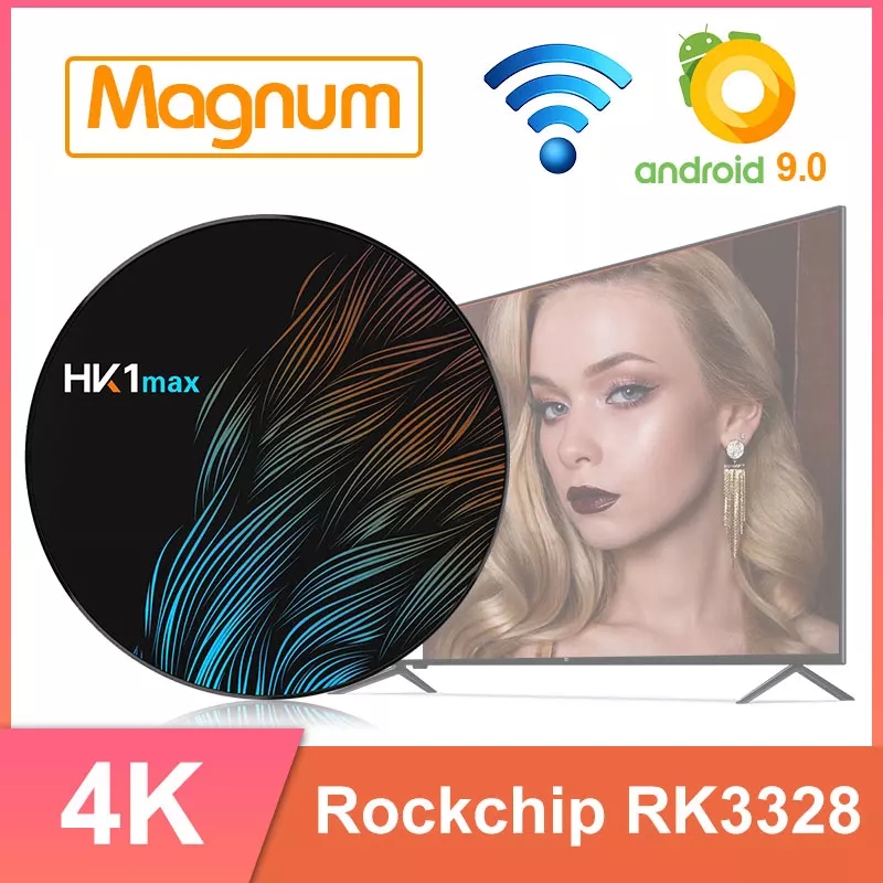 HK1 Max Smart TV BOX Android 9.0กล่องสมาร์ททีวีอุปกรณ์ทีวีStore Netflix Youtube RK3328 With ...