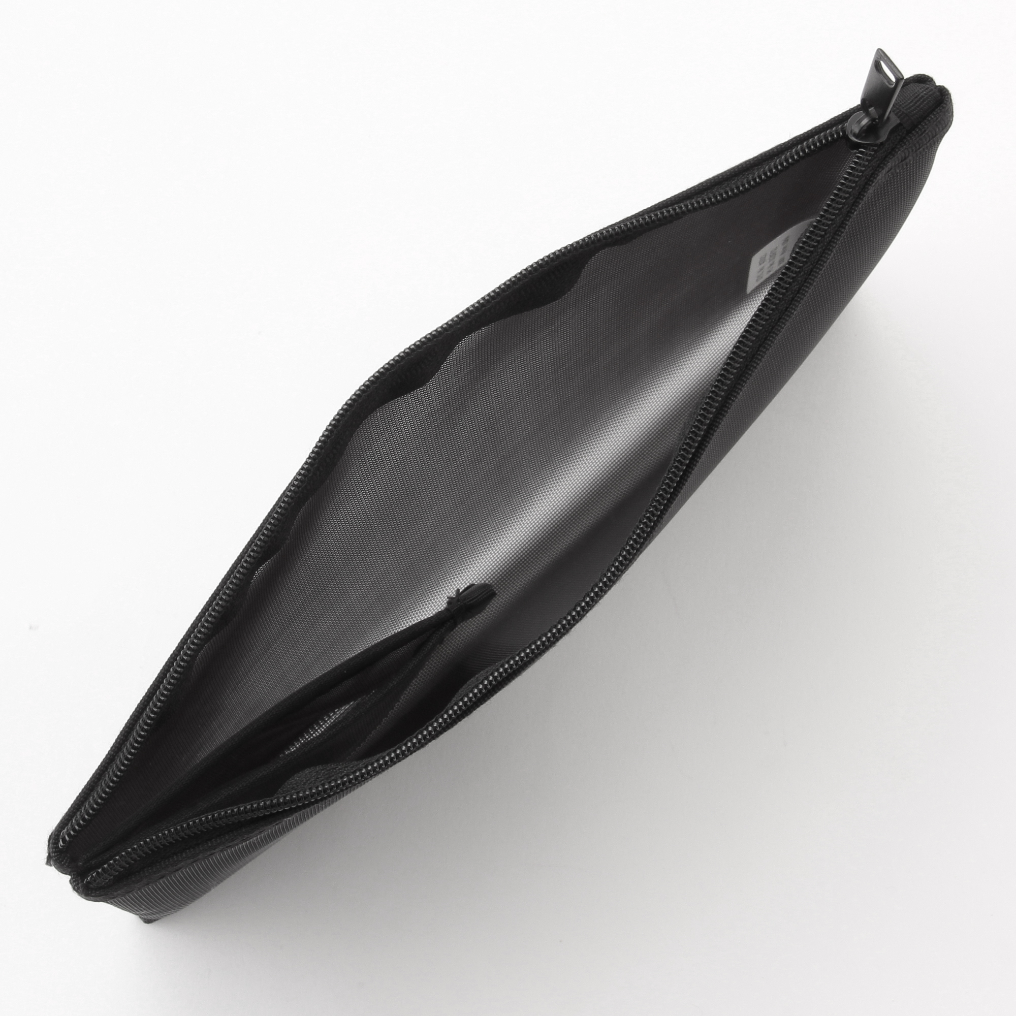 มูจิ กระเป๋าเครื่องเขียนไนลอน - MUJI Nylon Pouch with Pocket 15 23 cm ...