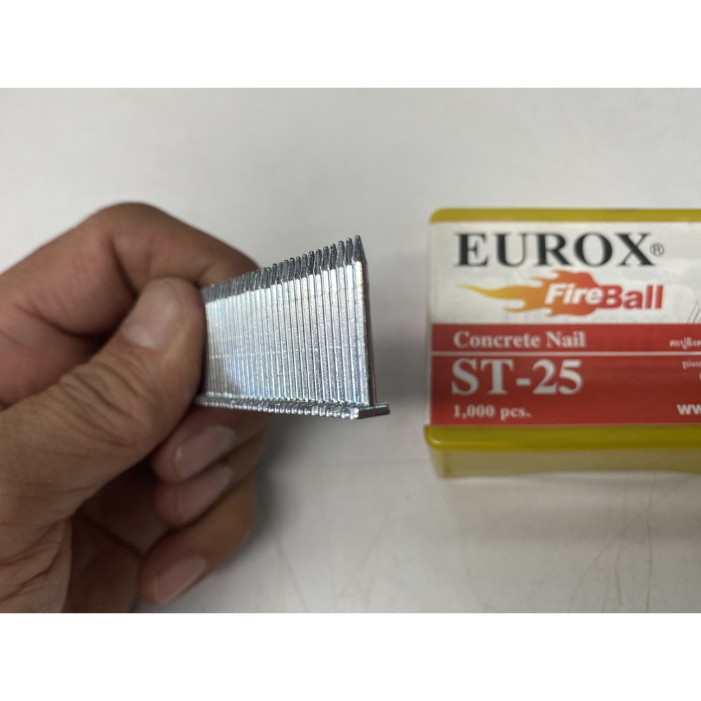 ตะปูยิงคอนกรีตEUROX ลูกแม็ก ปืนลม ขาเดี่ยว(งานหนัก, ทรง T) ST-18/ST-25 ใช้กับปืนลม ST64 ...