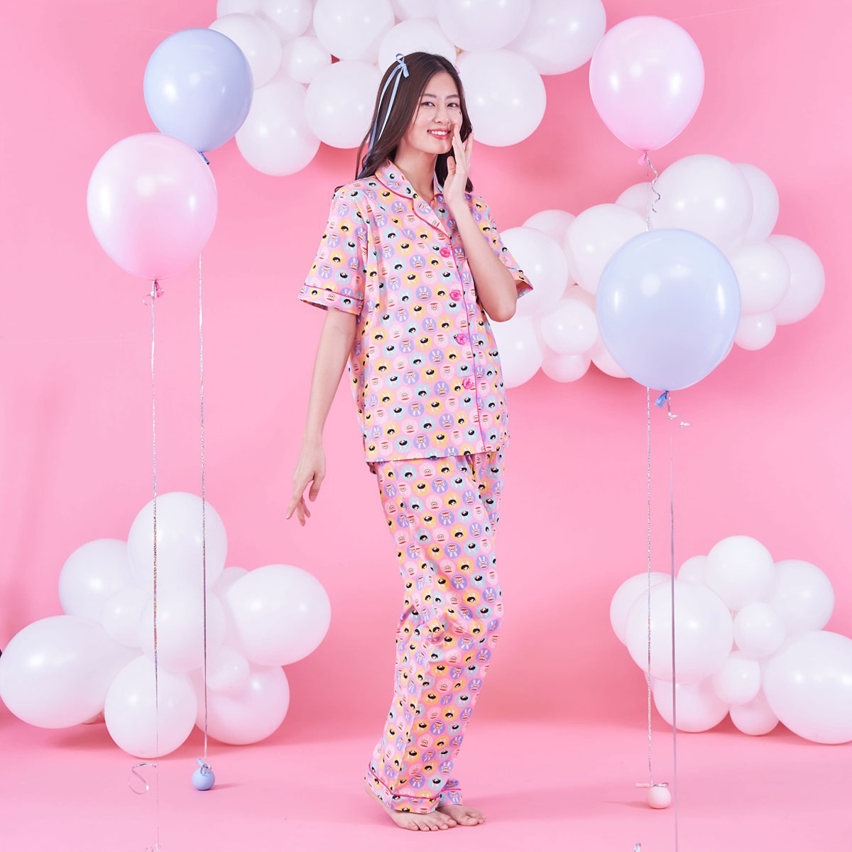 PAUL FRANK ชุดนอนขายาว WOMENS SS SWEET BUNNY PANTS SET - PAUL FRANK ...