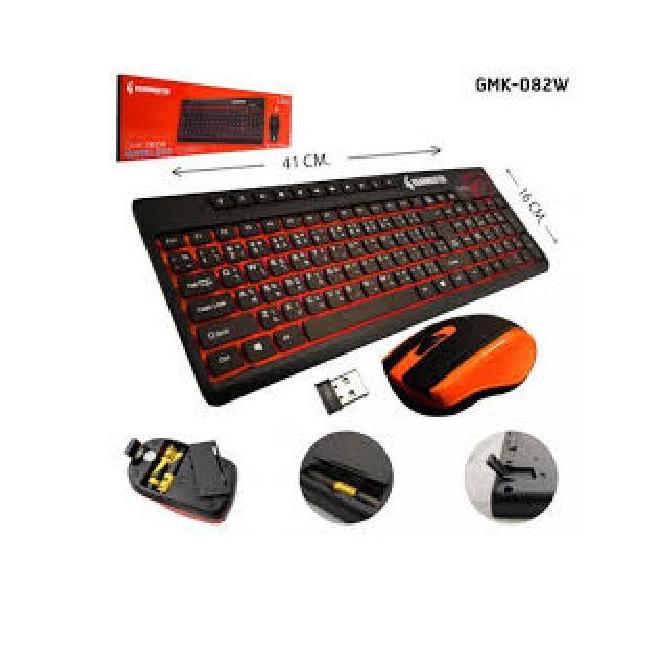GEARMASTER KEYBOARD+MOUSE WIRELESS COMBO รุ่น GMK082W - KL accessories ...