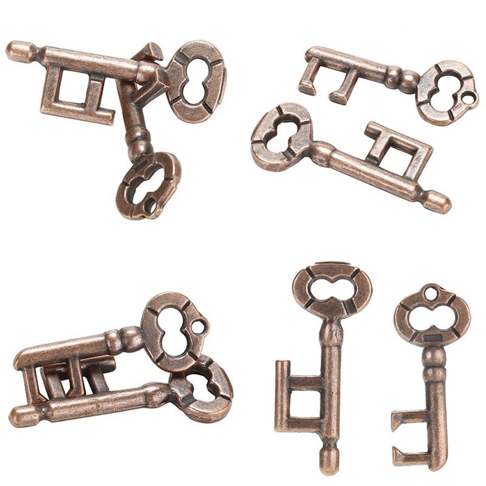 AMOY Alloy Kid Cast Brain Teaser ของเล่นอัจฉริยะ Brain Tester Puzzle ...