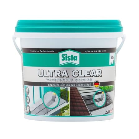 Sista อะคริลิกกันรั่วซึมสีใสเงา อัลตร้าเคลียร์ ULTRA CLEAR Waterproof ...