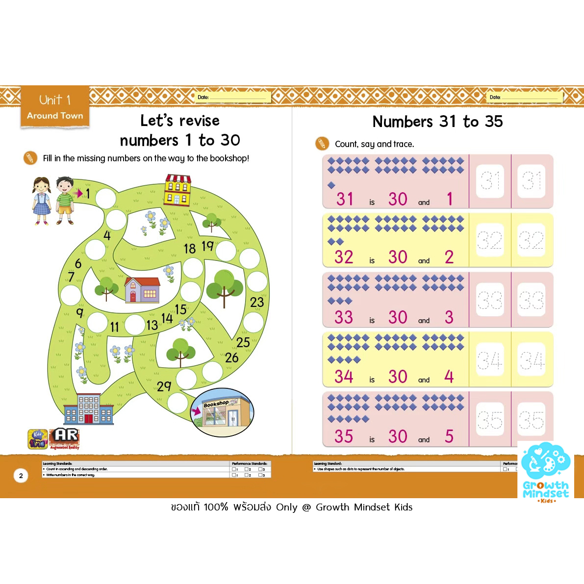 GM Kids (Age 3 - 6) Math Reader Set 1 - 4 (Pelangi) - Growth Mindset ...