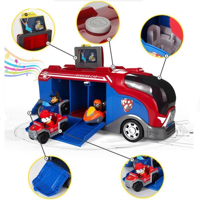 ข้อเสนอพิเศษของแท้ Paw Patrol Mission Paw Cruiser Bus with Six Music ...