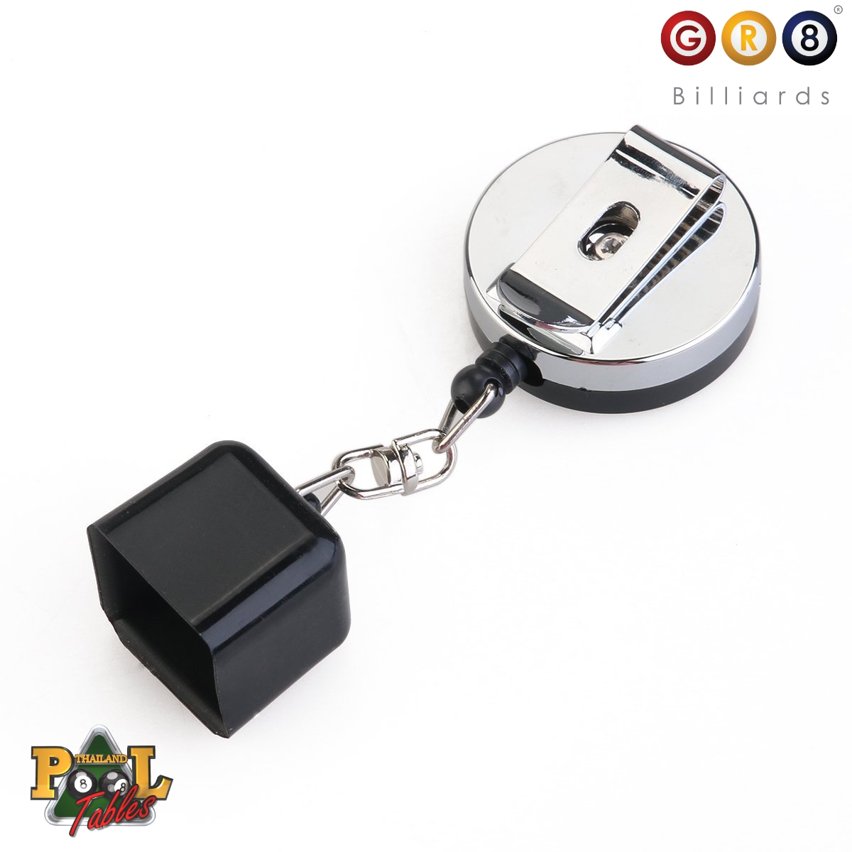 Cue Chalk Holder Retractable - Black - Thailand Pool Tables - ThaiPick