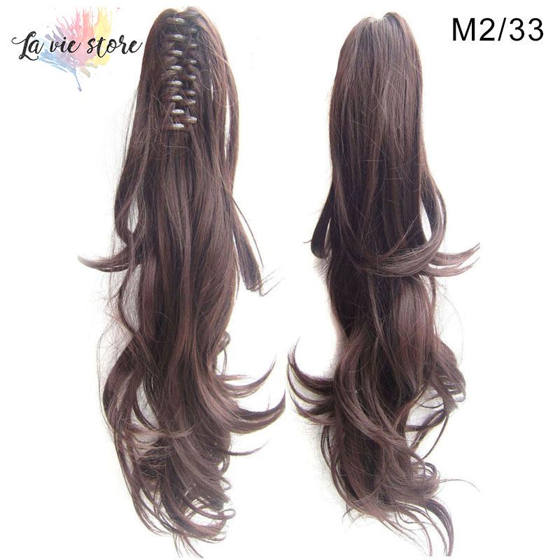 La vis Claw Ponytail Wig Tail Clip Long Curly Hair Heat-Resisting ...