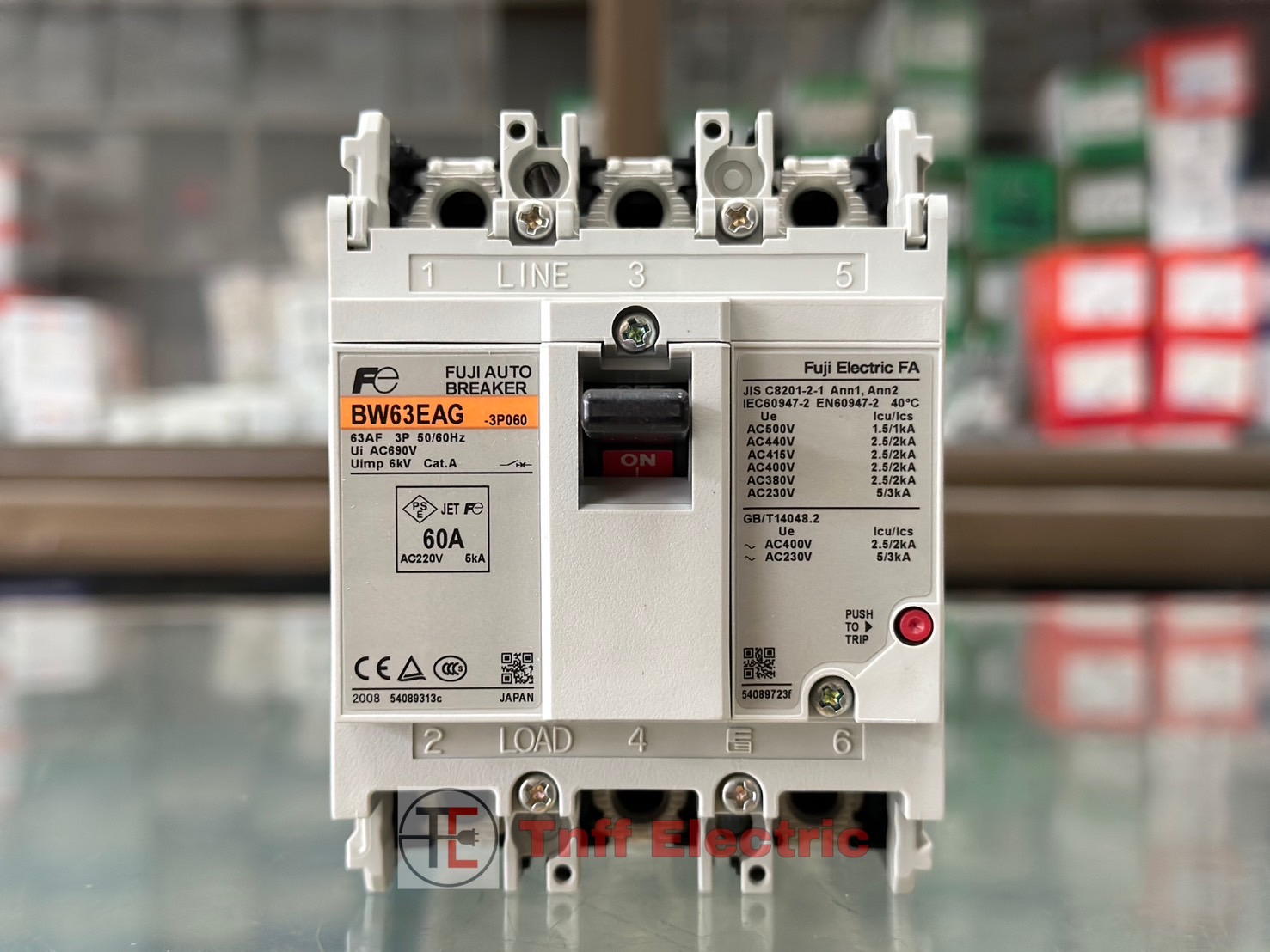 Fuji Electric BW63EAG 3P (60A, 63A) เซอร์กิต เบรกเกอร์ 3 สาย | Lazada.co.th