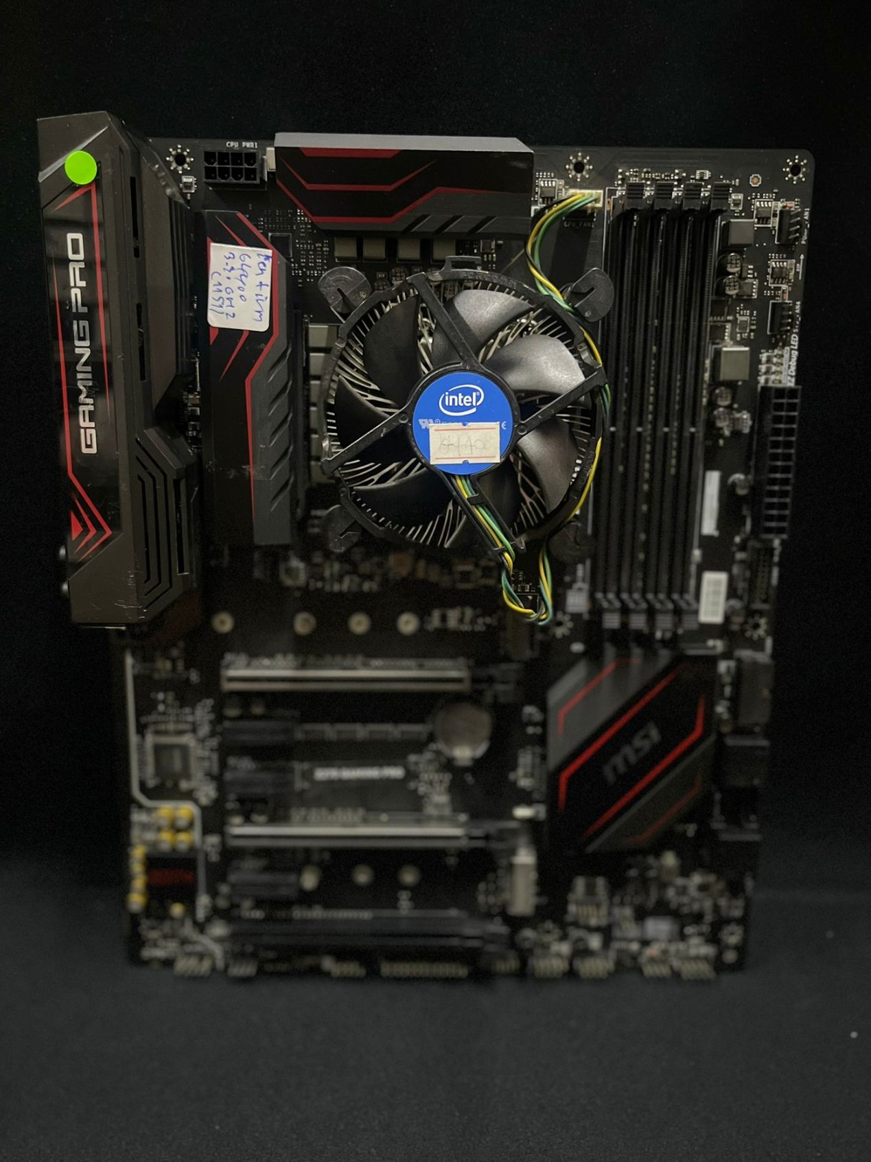 CPU MB 1151 G4400 INTEL MB MSI Z270 GAMING PRO INTEL ไม่มีเพจหลัง ...