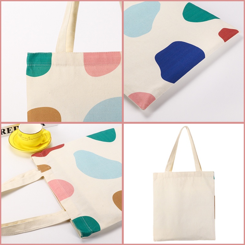 【Dimama】 Bag กระเป๋าผ้าใบ สะพายไหล่ เล็กสดกระเป๋าช้อปปิ้ง - MixASale