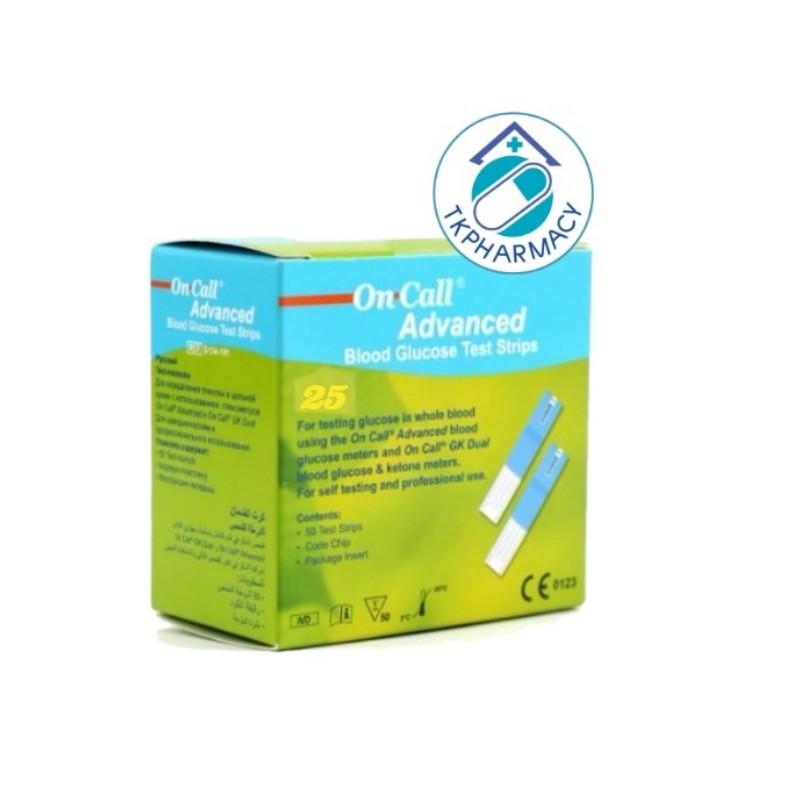On Call Advanced Blood Glucose Test Strips - เฉพาะทางการแพทย์ - ThaiPick