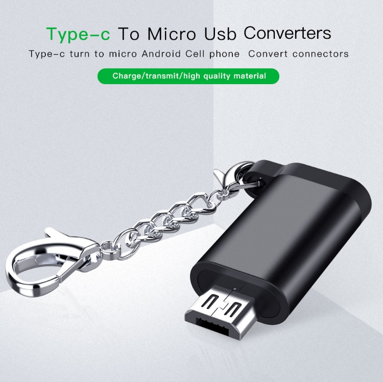 Micro USB Adapter Cable Micro USB male to Type-C female Converter USB ...