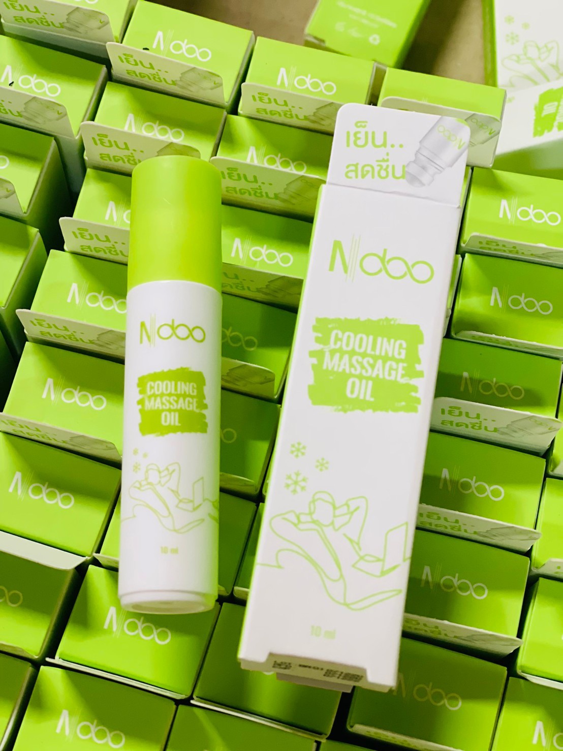 เอ็นดู N-doo Ndoo ไมเกรน ปวดหัว ใน 5 นาที ยึด เจลเย็น ลด หอม สดชื่น ผ่อนคลาย เครียด ลดปวด คลาย ...