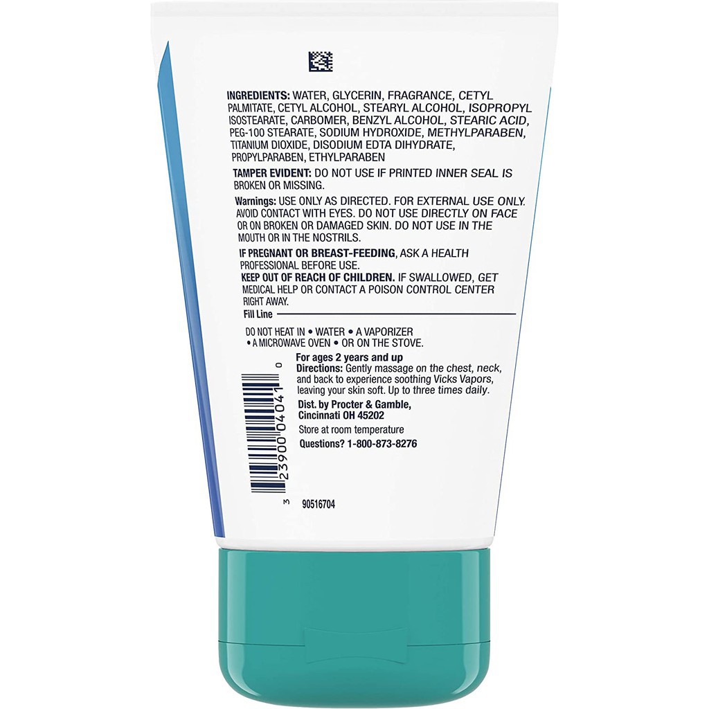 ʕ￫ᴥ￩ʔ Vicks vapo cream ไม่เหนียว เหนอะหนะ คัดจมูก แน่นจมูก หายใจไม่ออก ...