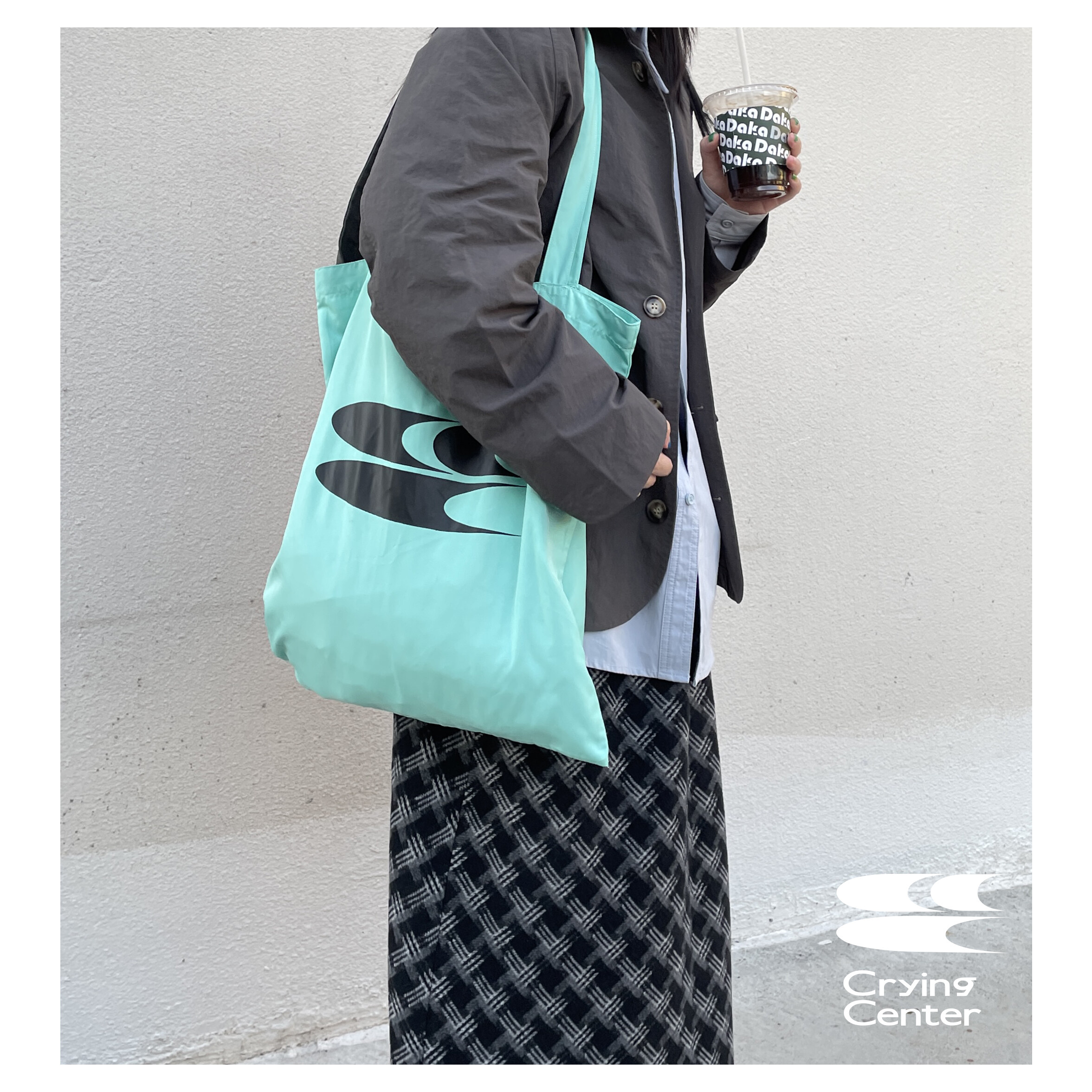 พร้อมส่งCrying Center Shopping Bag 3C Green - ssneakAlife - ThaiPick