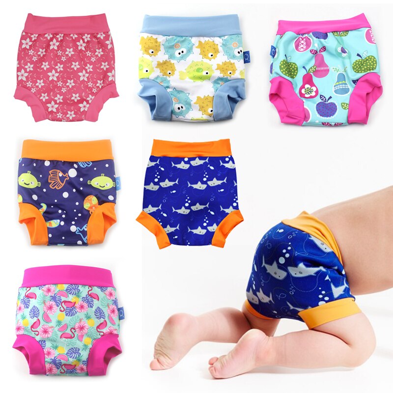 Infant Children Training Pants Panties Leakproof Swimming High Waist ...
