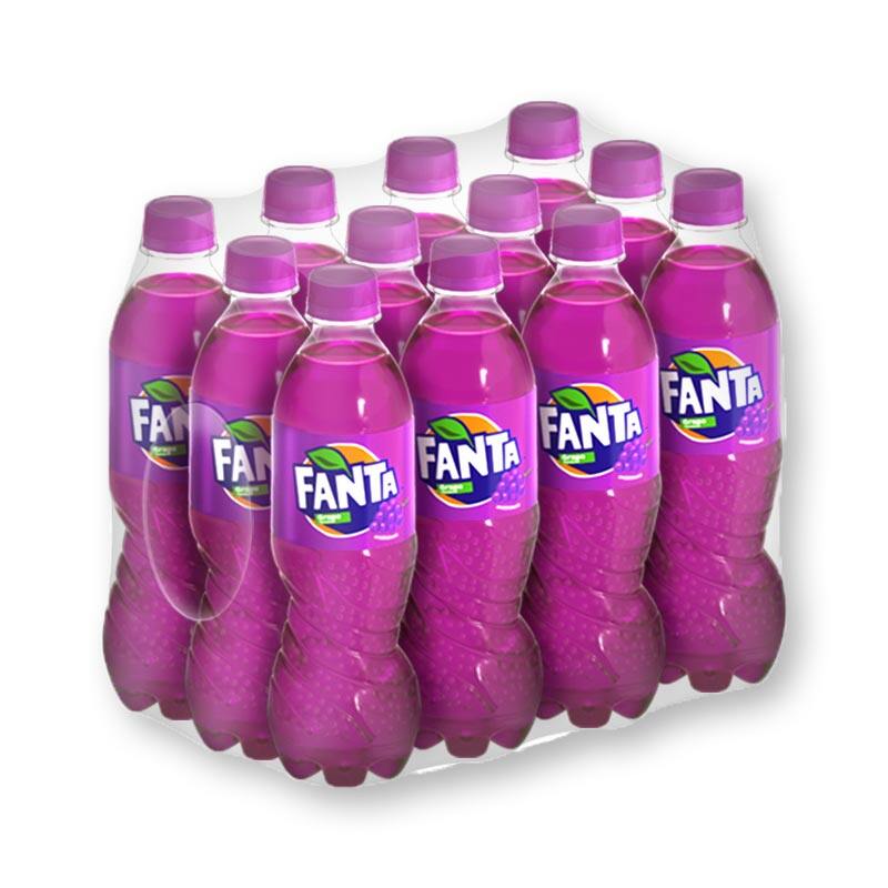 พร้อมจัดส่ง แฟนต้า น้ำอัดลม กลิ่นองุ่น 450 มล. x 12 ขวด Fanta Soft Drink Grape 450 ml x 12 ...