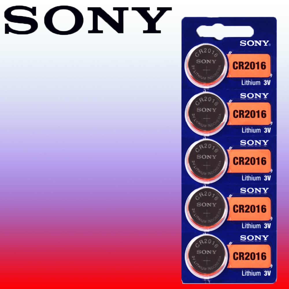 ส่งฟรี ของแท้ CR2016 ถ่านกระดุม Sony รุ่น CR2016 3V Lithium Battery ...